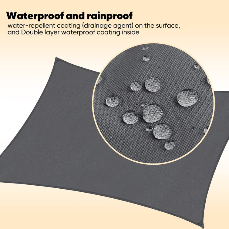 Sekey 2m x 3m Rectangular Shade Sails | Wayfair.co.uk